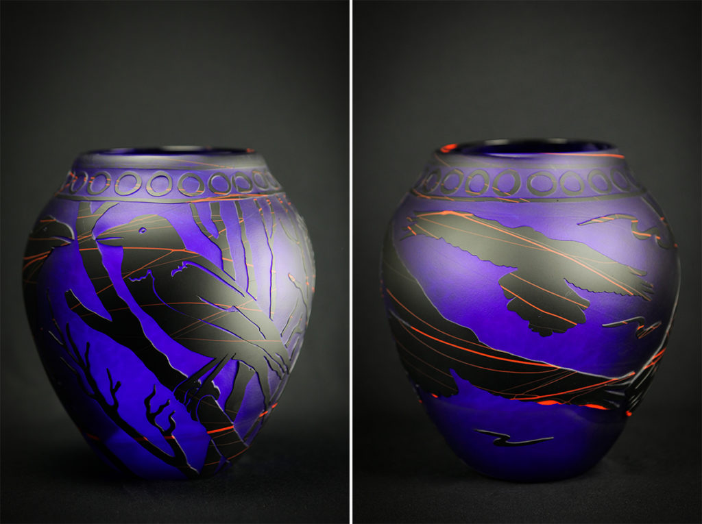 The ‘Alala / Native Hawaiian crow | Moe Hot Glass